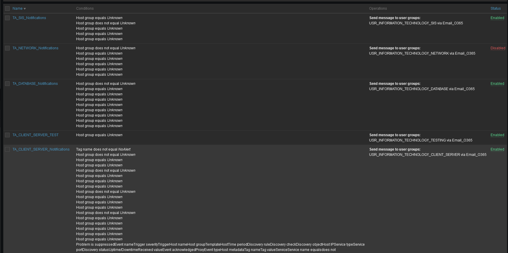 [#ZBX-24657] HTTP Error 500 on Trigger Actions Menu